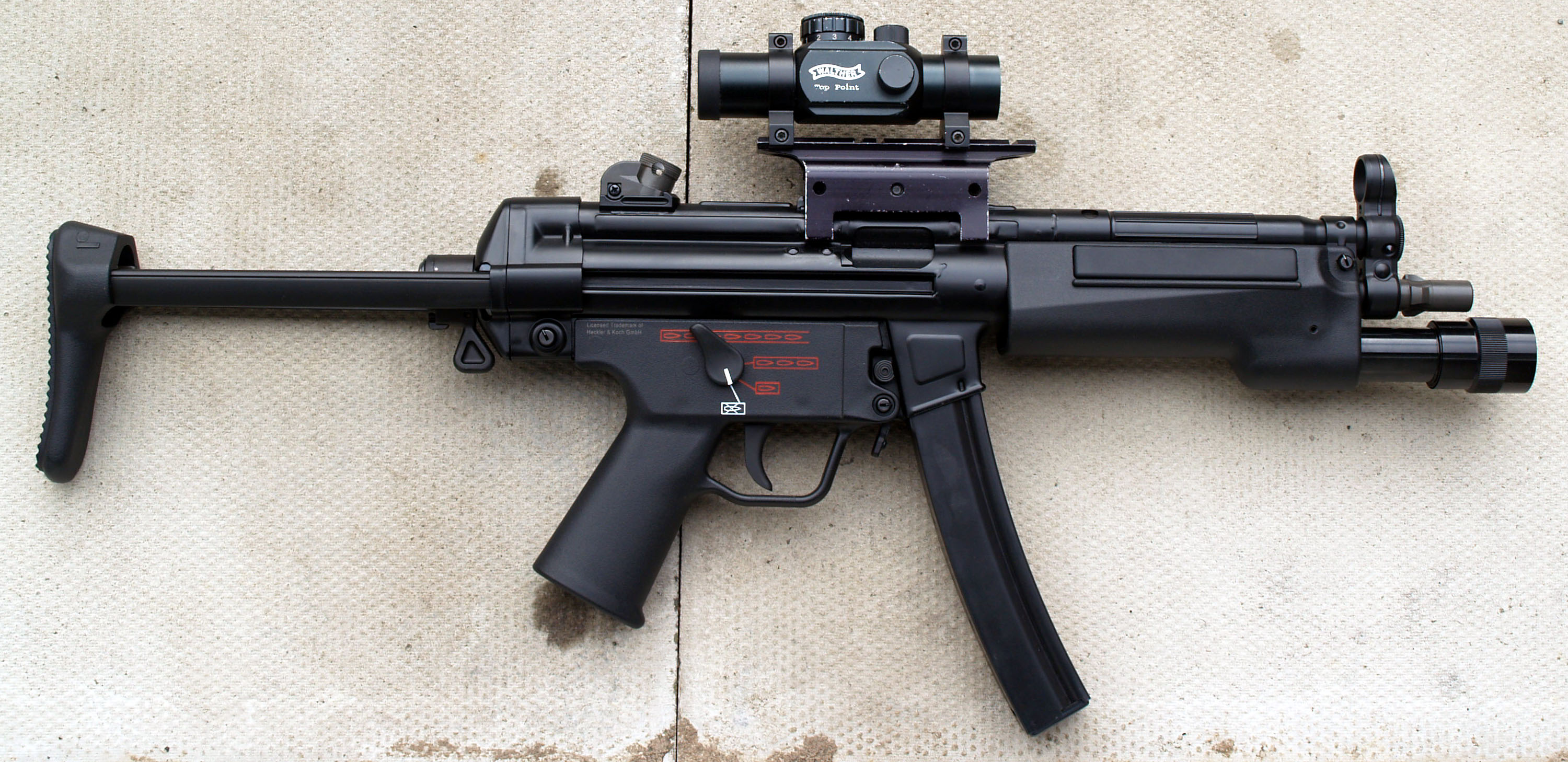 Deactivated Sub Machine Guns